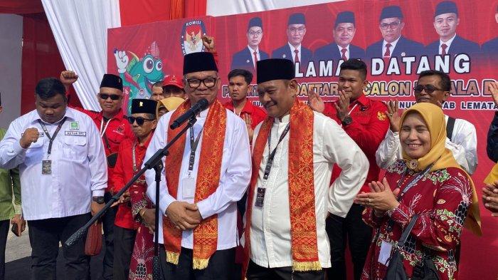 Asri AG-Irwan Jadi yang Terakhir Daftar KPU Maju Pilkada PALI 2024 ...
