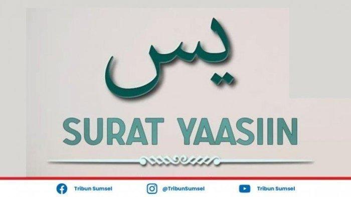 Bacaan Yasin 83 Ayat Lengkap Terjemahan dan Keutamaannya - Tribunsumsel.com
