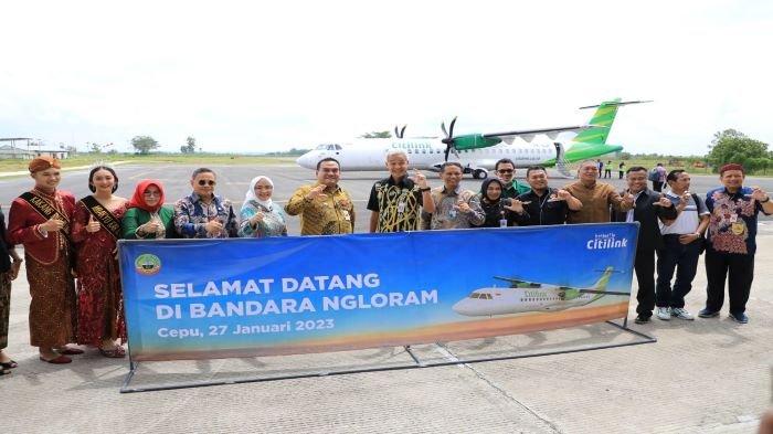 Bandara Ngloram di Blora Kembali Dibuka, Ganjar Tinjau Pendaratan ...