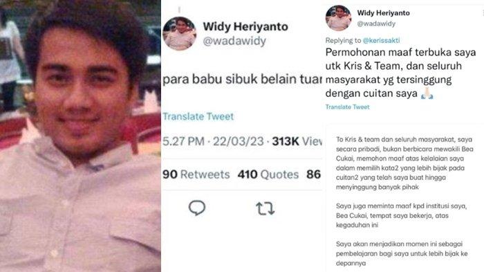 Pemicu Widy Heriyanto Pegawai Bea Cukai Viral Sebut Netizen Babu, Berawal dari Bahas Tarif Cukai ...