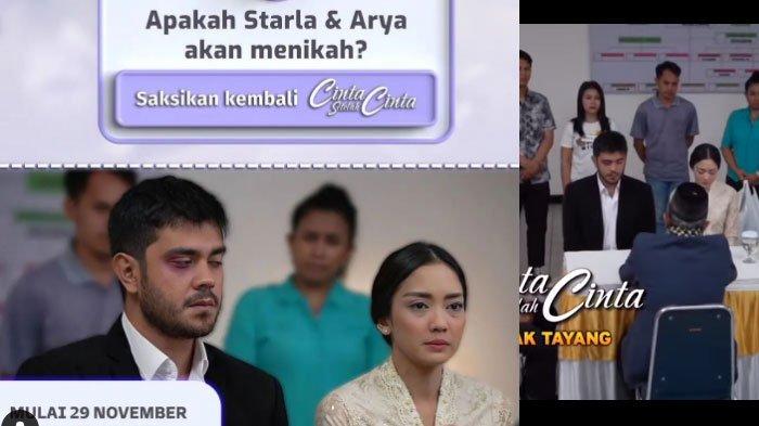 Bocoran Sinetron Cinta Setelah Cinta Tayang Lagi 29 November 2022: Arya dan Starla Menikah ...