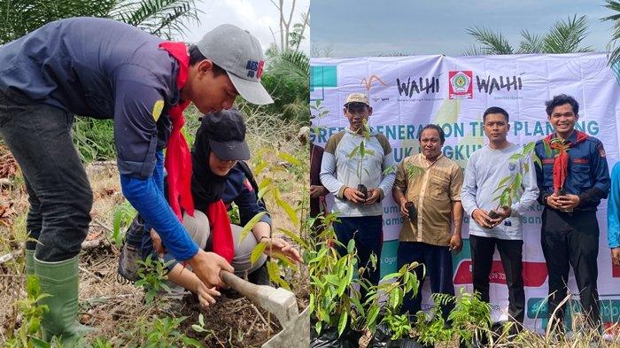 Peringati Hari Lingkungan Hidup Sedunia, Mapala Brimpals FH UMP Tanam Pohon di Desa Nusantara ...