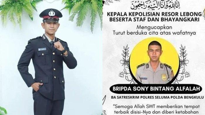 Sosok Bripda Sony Bintang Tewas Dibacok Saat Tangkap Ayah & Anak di ...
