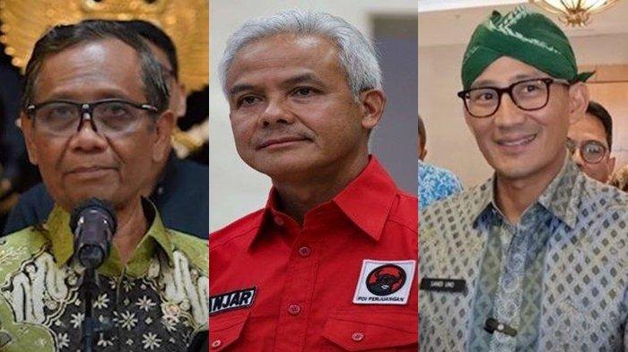 Bukan Erick Thohir, Dua Menteri Jokowi, Mahfud MD dan Sandiaga Uno Paling Berpeluang Dampingi ...