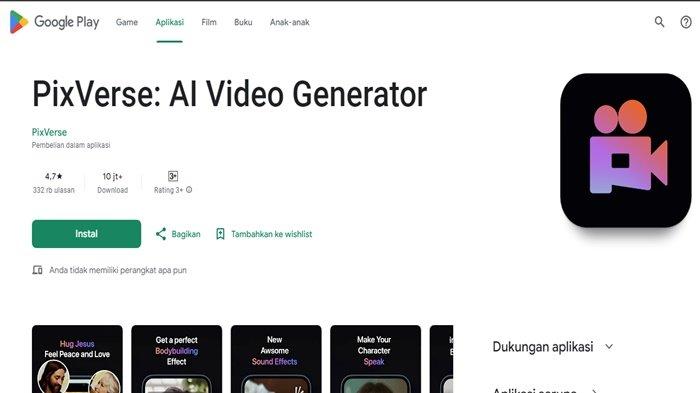 Cara Menggunakan PixVerse AI Video Generator untuk Konten Viral di TikTok, Link Download Disini ...