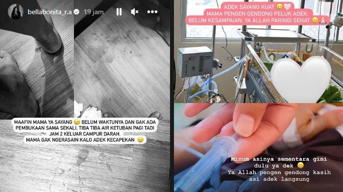 Curhat Bella Bonita Melahirkan Bayi Prematur, Merasa Bersalah : Ya Allah, Pengen Gendong Adek ...
