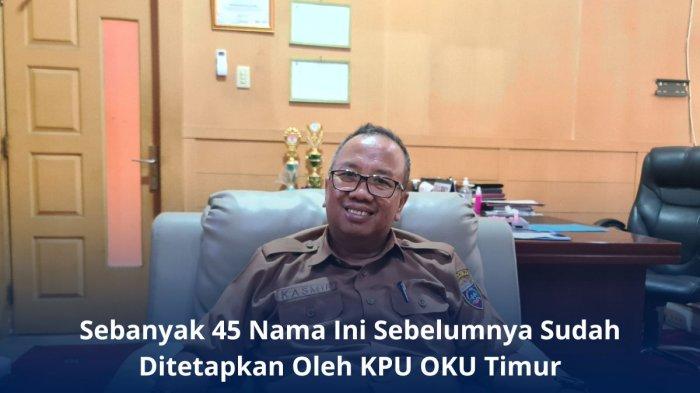 Daftar 45 Anggota DPRD OKU Timur 2024-2029 Terpilih yang Bakal Dilantik ...