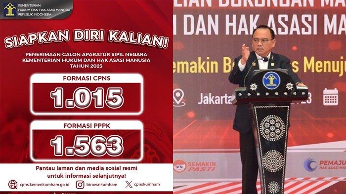 Daftar Formasi CPNS dan PPPK Kemenkumham Tahun 2023 Untuk Lulusan SMA/SLTA, D3 dan S1, Lengkap ...