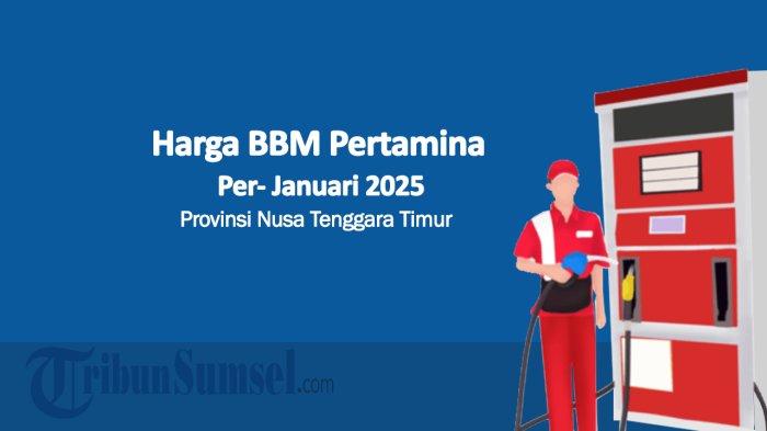 Daftar Harga BBM Pertamina Terbaru Januari 2025 di Nusa Tenggara Timur - Tribunsumsel.com
