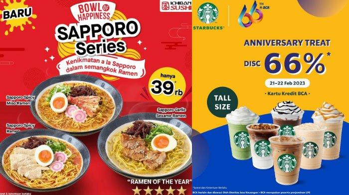Daftar Promo Restoran Cepat Saji Hari ini 22 Februari 2023, Ada Sushi ...