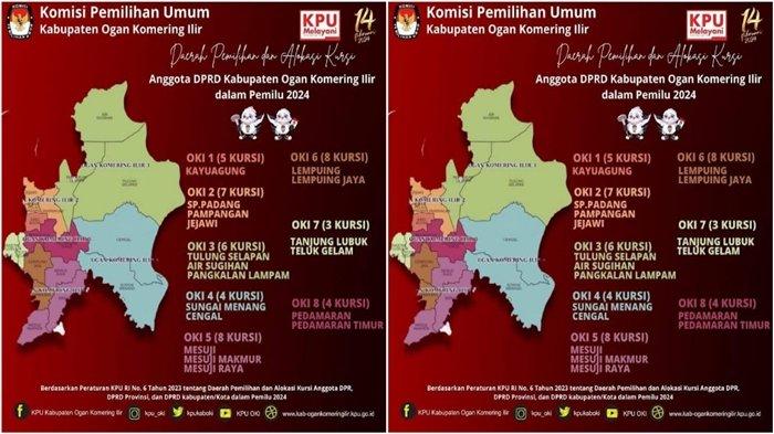 Daftar Calon Sementara DPRD Kabupaten OKI Dapil 2 Pemilu 2024, Lengkap Seluruh Partai ...
