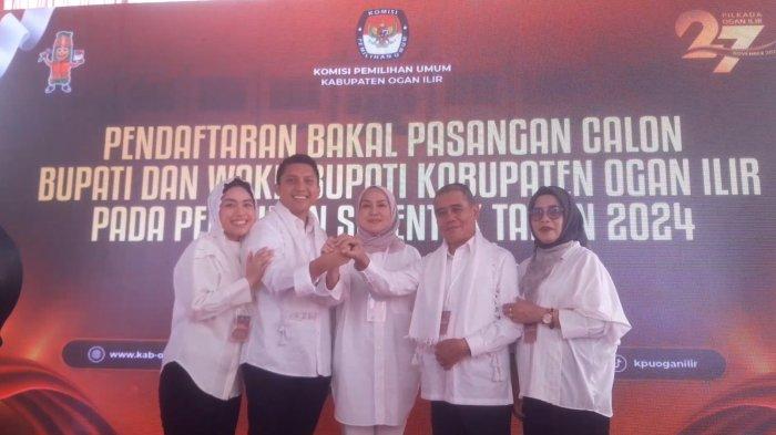 Daftar ke KPU, Panca-Ardani Targetkan Menang Hingga 90 Persen Suara di Pilkada Ogan Ilir 2024 ...