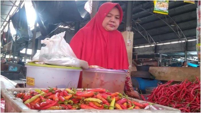Harga Cabai Merah di Pasar Indralaya Ogan Ilir Rp 80 Ribu per Kg, Pedagang Sebut Dampak Kemarau ...