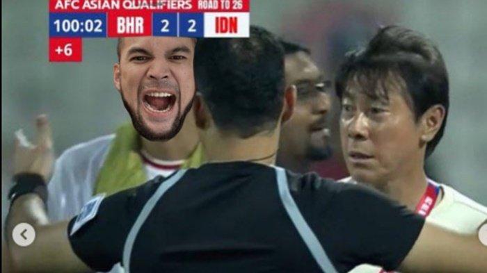 Momen Kocak Teuku Wisnu Saat Timnas Indonesia Imbang Lawan Bahrain ...