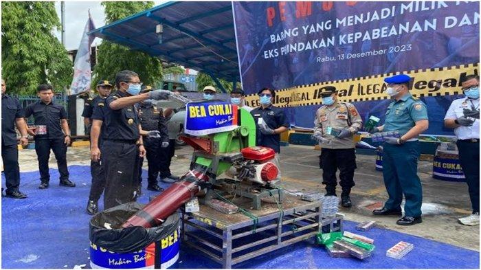 Bea Cukai Palembang Musnahkan Jutaan Batang Rokok Ilegal dan Miras Senilai Rp 12,1 Miliar ...