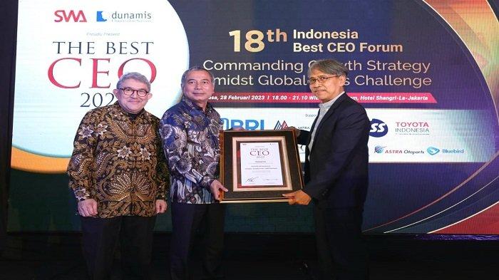 Leadership Kuat Bawa Dirut BRI Sunarso Menjadi Indonesia Best CEO 2022 - Tribunsumsel.com