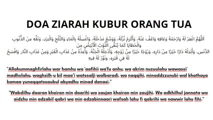 Doa Ziarah Kubur Orang Tua Singkat Tulisan Latin dan Artinya - Tribunsumsel.com