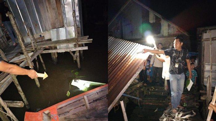 Kronologi Kapal Tongkang Batubara Hantam Rumah Rakit Warga di Pinggir Sungai Musi Palembang ...