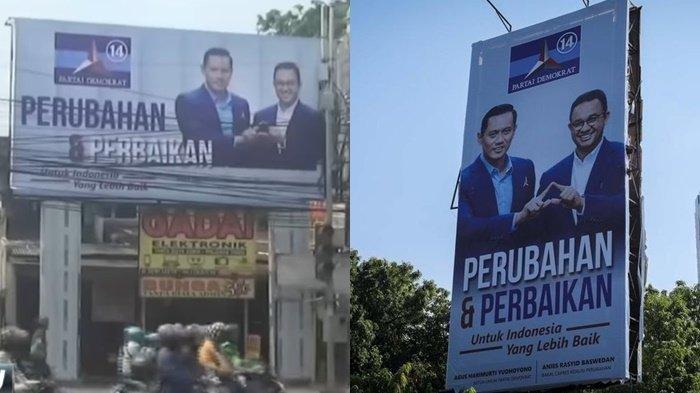 Duet Anies-Cak Imin Mencuat, Demokrat Turunkan Semua Baliho Gambar Anies, Tunjukkan Kekecewaan ...