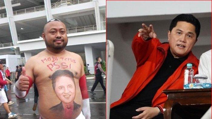 Erick Thohir Cari Katon, Suporter Indonesia yang Viral Karena Lukis ...