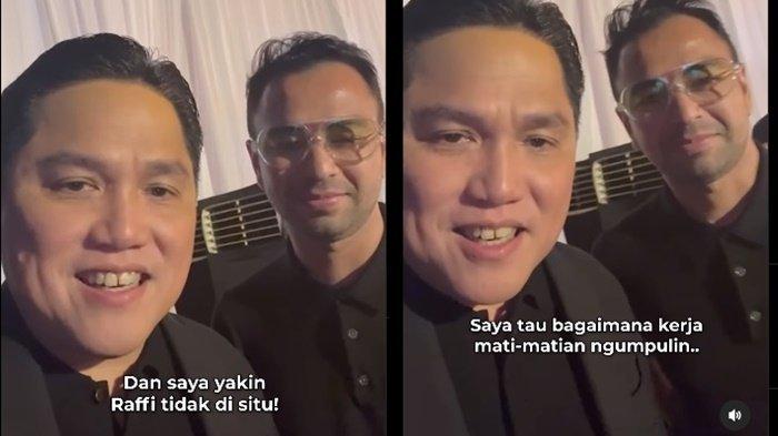 Erick Thohir Bela Raffi Ahmad yang Dituding Pencucian Uang, Klaim Kenal Lama: Kerja Matian ...