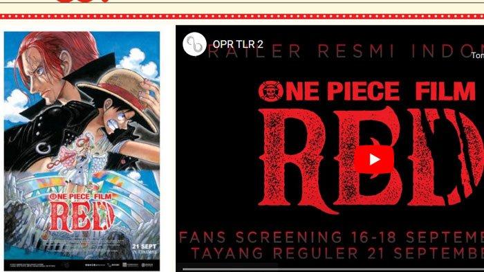 Film One Piece Red Resmi Tayang 21 September, Ini Harga Tiket Nonton ...