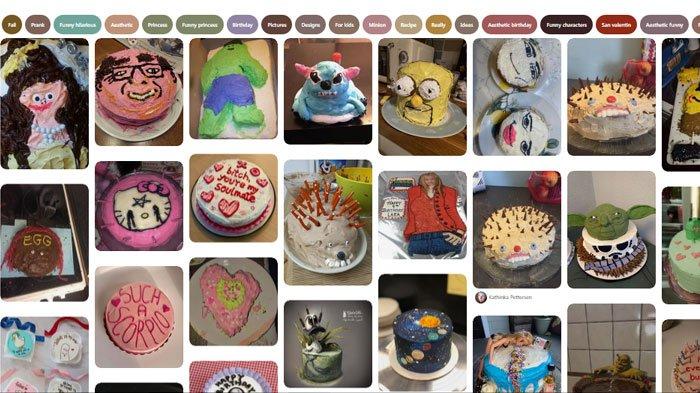 Kumpulan Foto Kue Ulang Tahun Kocak Viral di Tiktok, Prank Ugly Cake ...