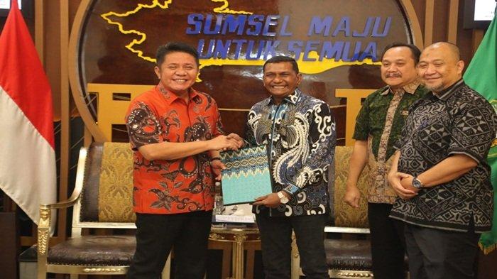 Herman Deru Harapkan BPN Sumsel Tingatkan Penatagunaan Pertanahan di Sumsel - Tribunsumsel.com