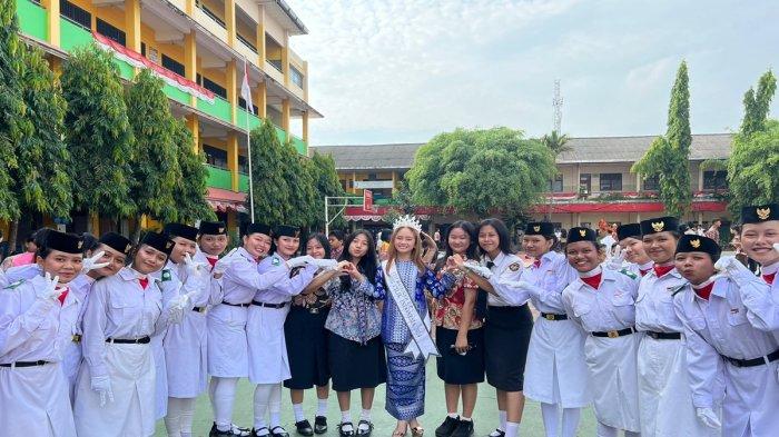 Peringati HUT Ke 79 RI, Runner Up Miss Cilik Indonesia 2024 Ajak Anak ...