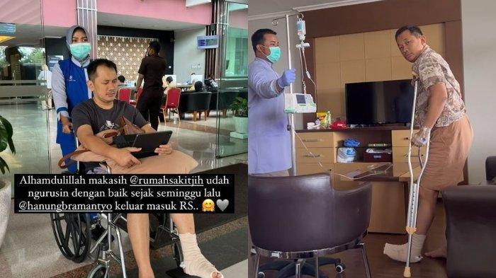 Kondisi Terkini Hanung Bramantyo Pasca Jalani Operasi Tulang Kaki Patah ...