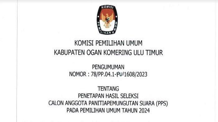 Link Pengumuman Hasil Seleksi Tes Wawancara Pps Oku Timur Jadwal