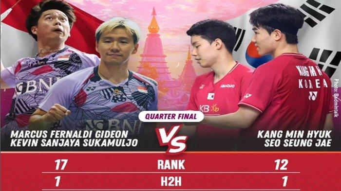 Hasil Thailand Open 2023: Jika Menang, Peringkat Marcus/Kevin Terus Naik, Kejar 10 Besar Ranking ...