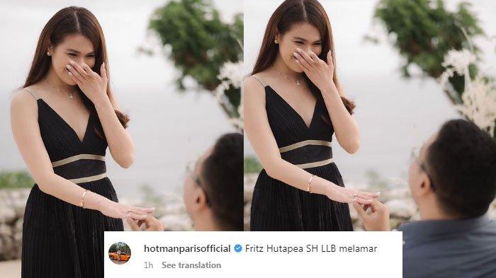 POTRET Fritz Hutapea Resmi Lamar Chen Giovani, Hotman Paris Bahagia Bakal Punya Menantu ...