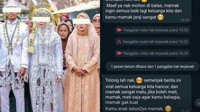 Ibu Norma Risma Diduga Ancam Akhiri Hidup, Menyesal Selingkuh dengan Menantu : Mamak Mati Saja ...