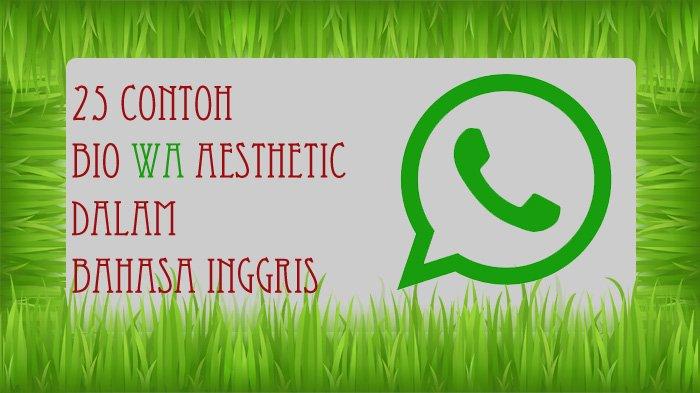 25 Ide Bio WhatsApp Aesthetic Kekinian dalam Bahasa Inggris Lengkap ...
