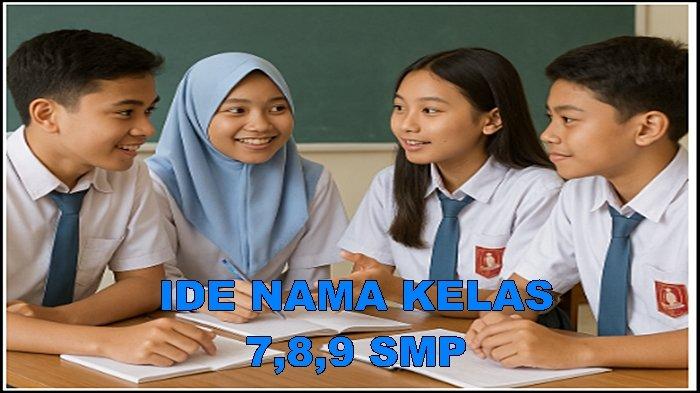 80 Ide Nama Kelas 7, 8, 9, Nama Kelas Keren SMP 2025 Unik dan Kreatif ...