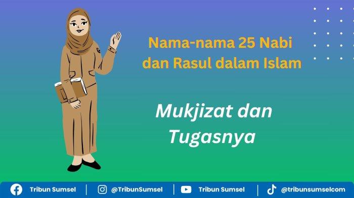 Adam, Idris, Nuh, Yahya, Isa hingga Nabi Muhammad, 25 Nabi dan Rasul ...