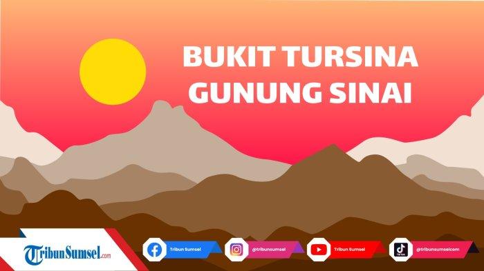 Bukit Tursina atau Gunung Sinai Adalah, Tempat Munajat Nabi Musa AS ...
