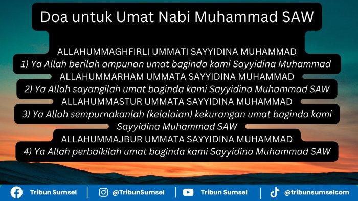 Doa untuk Umat Islam Tulisan Arab & Artinya, Allahummaghfirli ...
