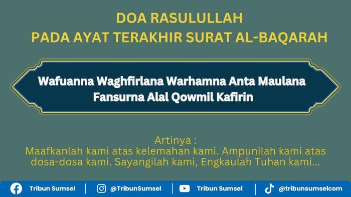 Arti Wafuanna Waghfirlana Warhamna Anta Maulana, Doa Rasulullah dalam ...