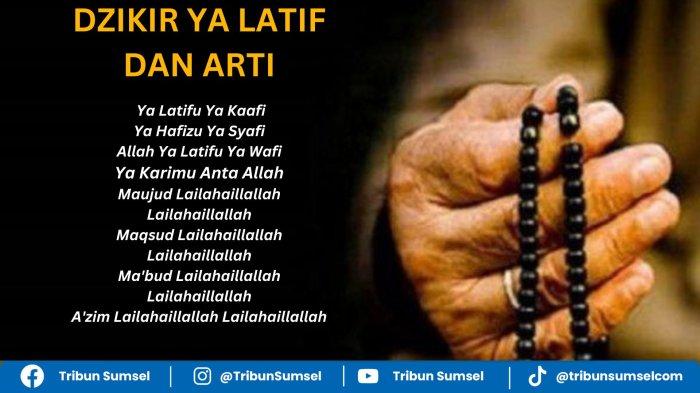 Lafadz Lengkap Dzikir Ya Latifu Ya Kaafi Ya hafizu Ya Syafi dan Artinya ...