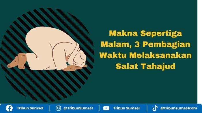 Makna Sepertiga Malam, 3 Pembagian Waktu Laksanakan Salat Tahajud ...
