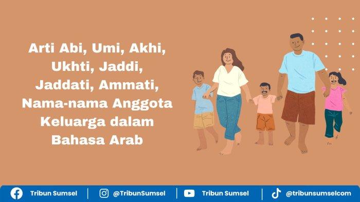 Arti Abi, Umi, Akhi, Ukhti, Jaddi, Jaddati, Ammati, Nama-nama Anggota ...