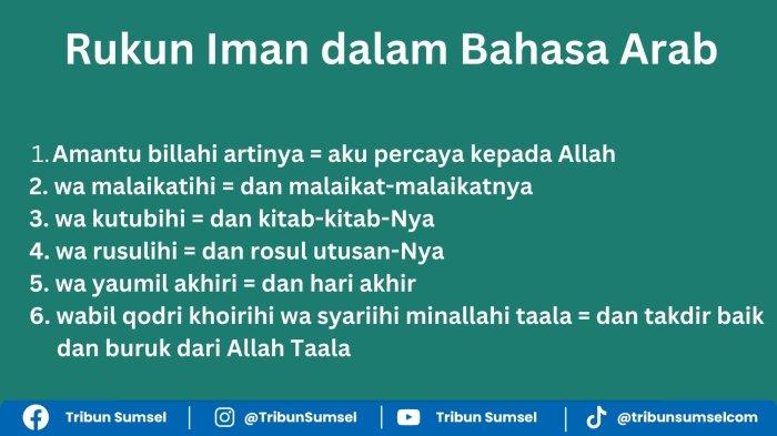 Berita rukun iman dengan urutan yang benar Terbaru Hari Ini ...