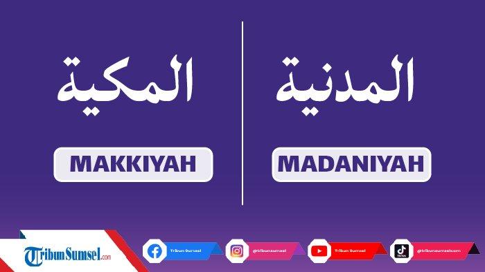 Arti Surat atau Ayat Makkiyah dan Madaniyah, Ciri-ciri dan Contoh ...