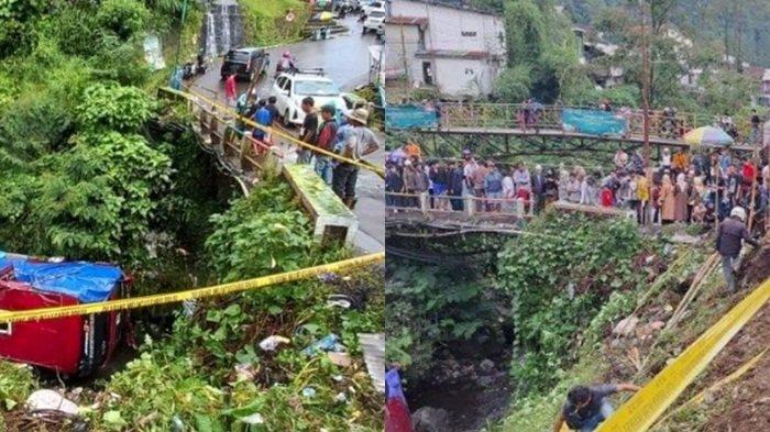 Melihat Lokasi Bus Jatuh ke Sungai di Guci Tegal, Kawasan Wisata di ...
