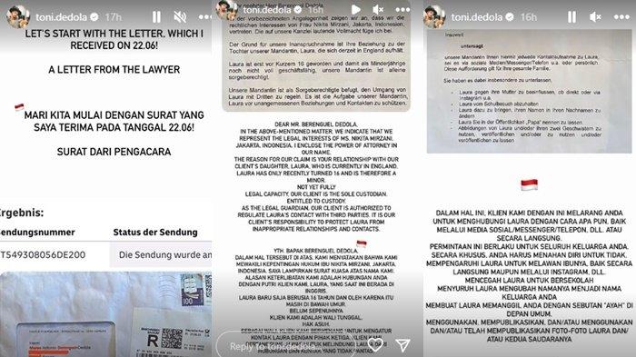 Nikita Mirzani Beri Surat Peringatan ke Antonio Dedola Larang Hubungi Lolly: Laura Masih 16 ...