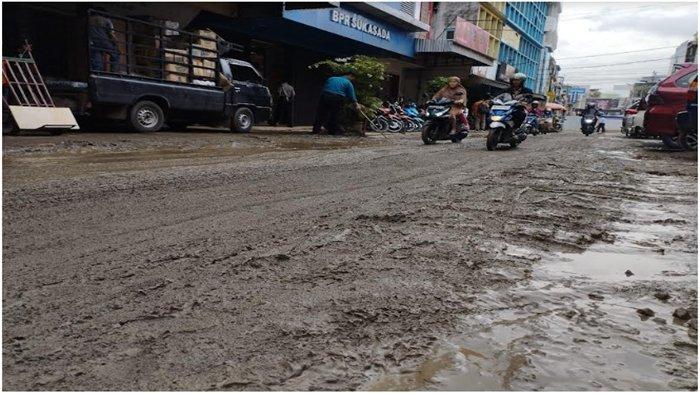 Jalan Pasar 16 Ilir Palembang Rusak Becek Bergelombang, Tanggapan Dinas ...