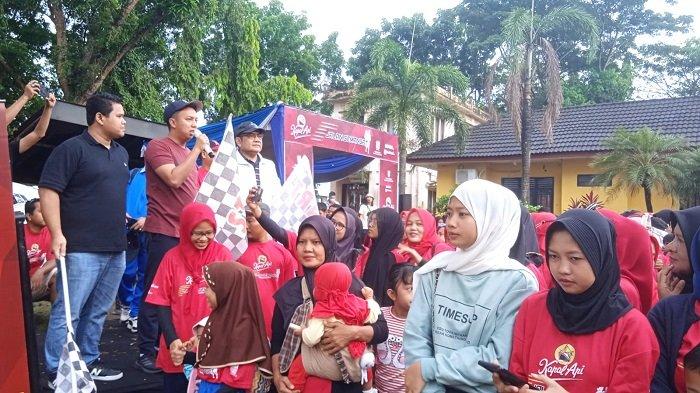 Jalan Semangat Kecamatan Tribun Sripo Bersama Pemkot dan Kapal Api ...