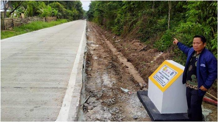 Penampakan Jalan Cor Beton Hubungkan Desa Talang Jaya ke Cengal OKI ...